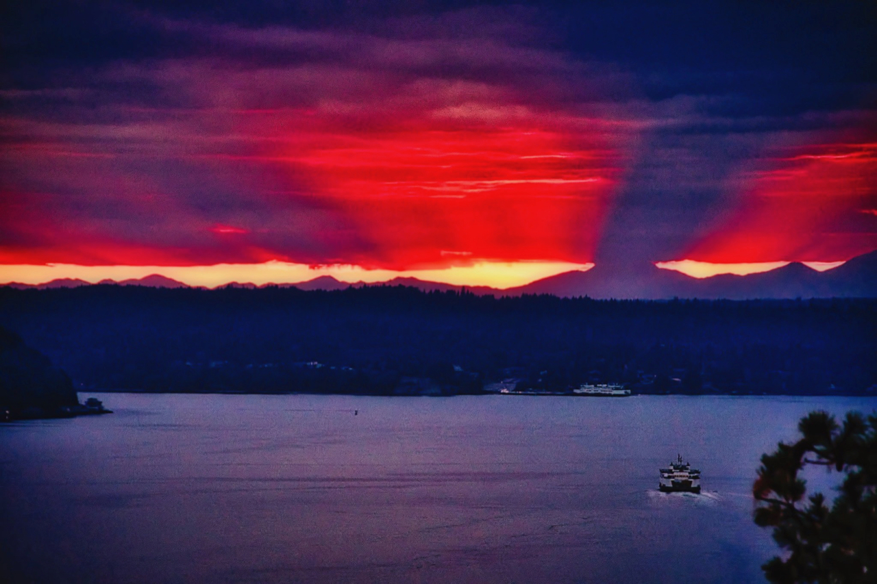 Sunset of the week 10-14-19 | Westside Seattle